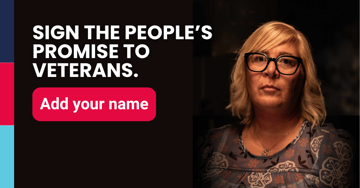 Make a promise to veterans | Help for Heroes