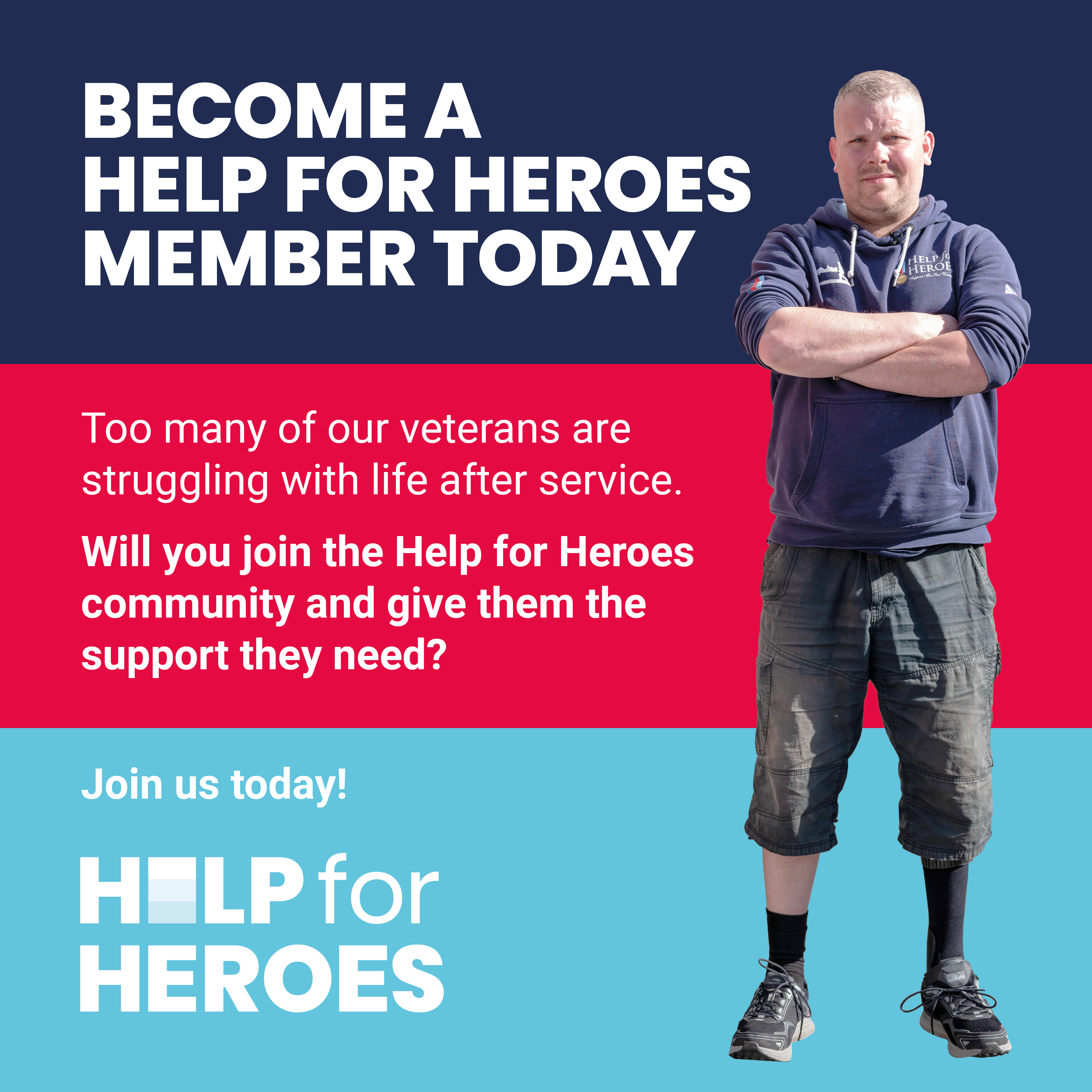 Regular Giving at Help for Heroes | Help for Heroes