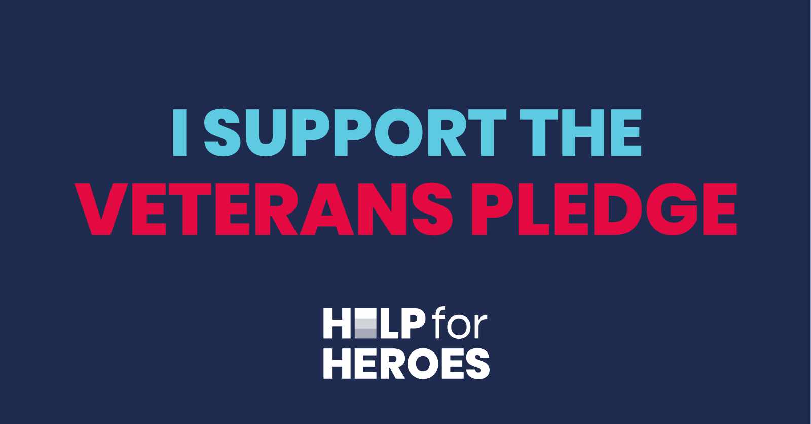 Call on party leaders to sign the Veterans Pledge | Help for Heroes